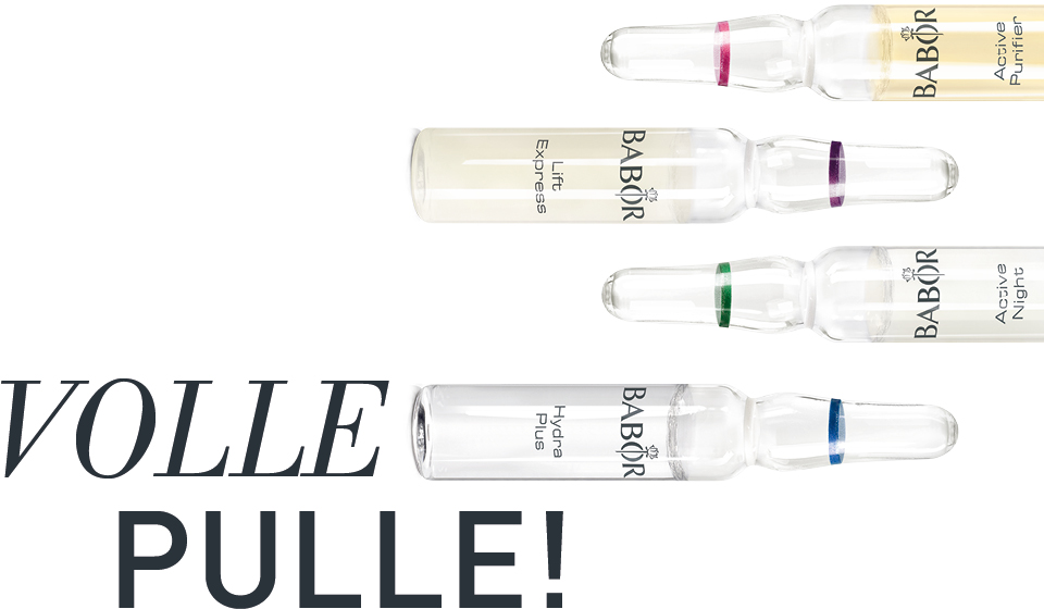 AMPULLEN | Überblick aller Ampullen von BABOR